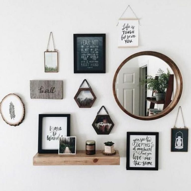35 Creative Wall Decor For Pretty Home Design Ideas – BESTHOMISH