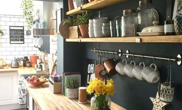 50 Lovely Kitchen Rack Design Ideas For Smart Mother - BESTHOMISH