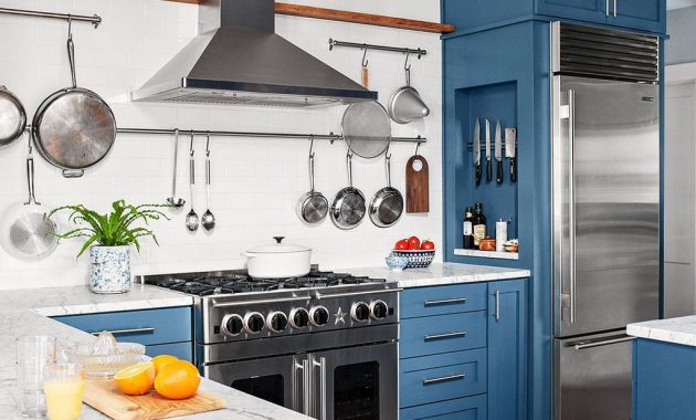 44 Wonderful Blue Kitchen Design Ideas - BESTHOMISH