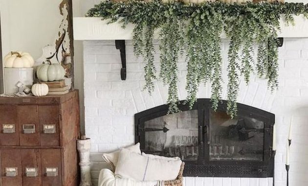 38 Wonderful Farmhouse Decor Ideas With Beautiful Greenery – BESTHOMISH