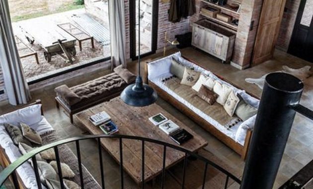 43 Wonderful Industrial Rustic Living Room Decoration Ideas You Have ...