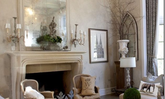 46 Perfect French Country Living Room Design Ideas - BESTHOMISH