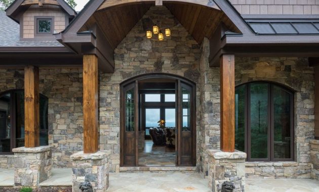 40 Pretty Stone House Design Ideas On A Budget - BESTHOMISH