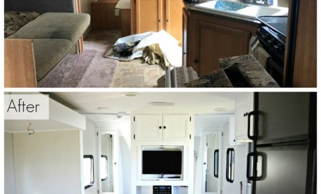 48 Shabby Chic Trailer Makeover Renovation Ideas - BESTHOMISH