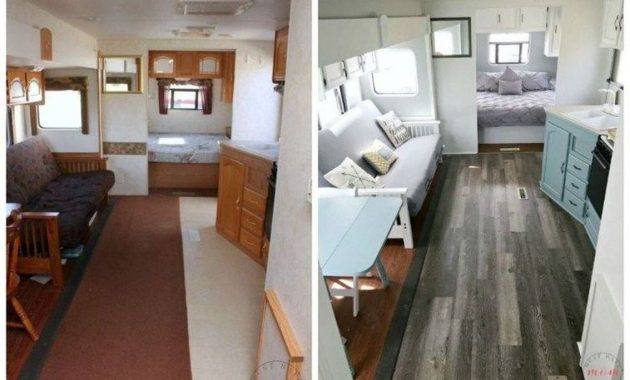 48 Shabby Chic Trailer Makeover Renovation Ideas - BESTHOMISH