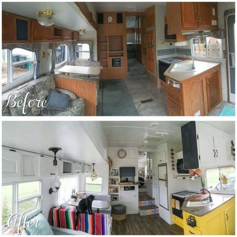 48 Shabby Chic Trailer Makeover Renovation Ideas