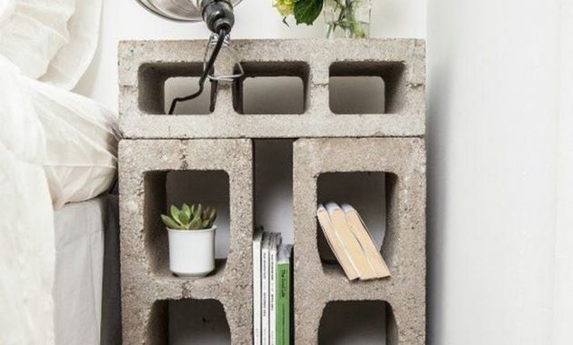 43 Unique Diy Cinder Block Furniture Decor Ideas