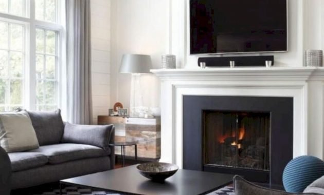 39 Cool Living Room Design Ideas With Fireplace To Keep You Warm This ...