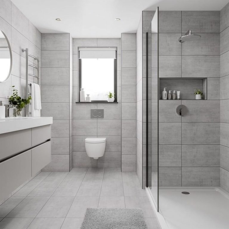 45 Four Practical Bathroom Designs