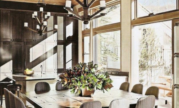37 Warm Cozy Rustic Dining Room Designs For Your Cabin - BESTHOMISH