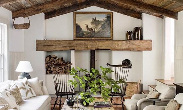 42 Warm Rustic Family Room Designs For The Winter - BESTHOMISH