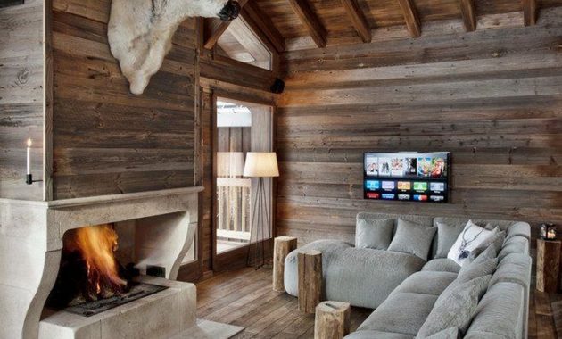 42 Warm Rustic Family Room Designs For The Winter - BESTHOMISH