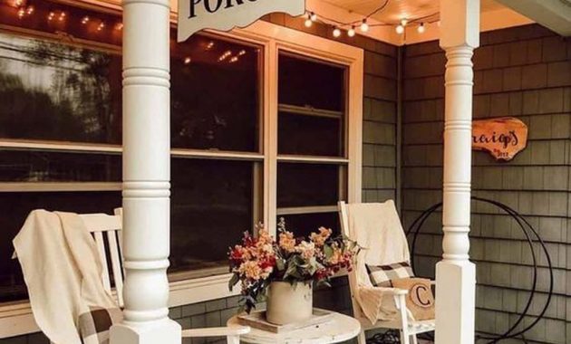 41 Cozy Porch Decoration Ideas - BESTHOMISH