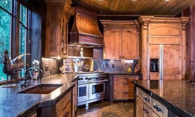 40 Warm Cozy Rustic Kitchen Designs For Your Cabin - BESTHOMISH
