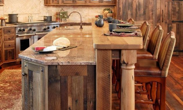 40 Warm Cozy Rustic Kitchen Designs For Your Cabin - BESTHOMISH