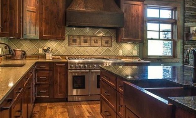 40 Warm Cozy Rustic Kitchen Designs For Your Cabin - BESTHOMISH