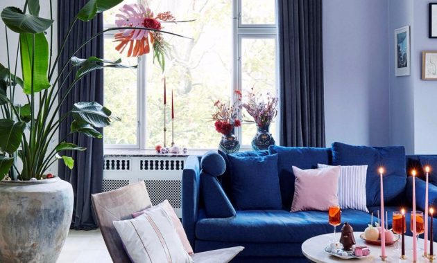 44 Cozy And Luxury Blue Living Room Ideas - BESTHOMISH
