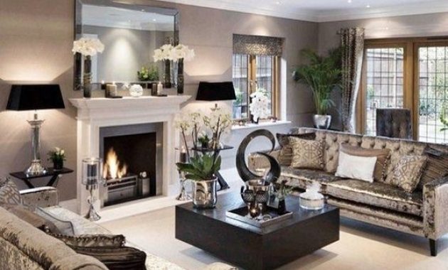 43 Elegant Luxury Living Room Ideas - BESTHOMISH
