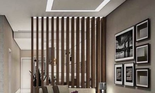 40 Modern Living Room Partition Ideas - BESTHOMISH