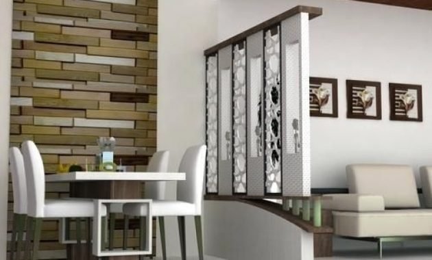 40 Modern Living Room Partition Ideas - BESTHOMISH