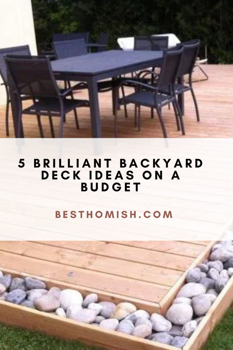 5 Brilliant Backyard Deck Ideas On A Budget – BESTHOMISH